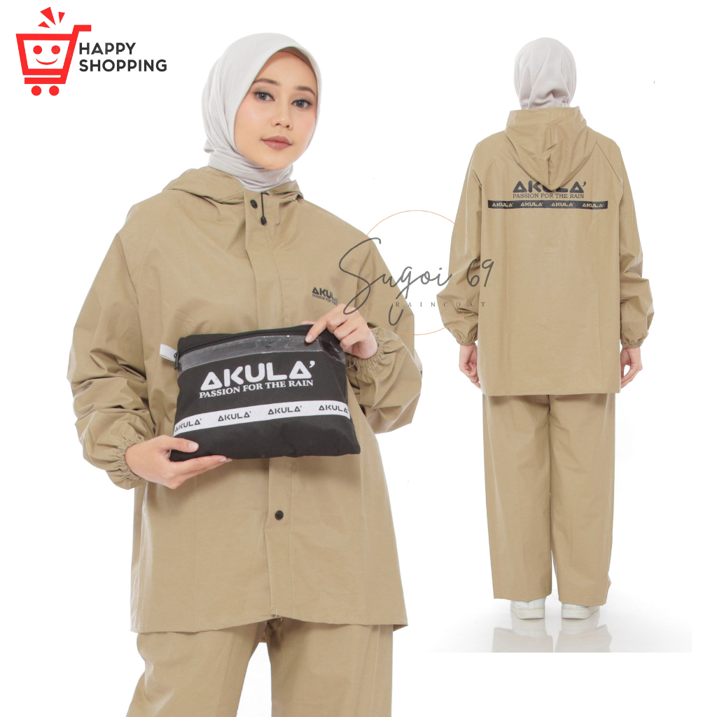 Jual AKULA Jas Hujan Raincoat Pria Wanita Setelan Baju Celana Terbaik Anti Rembes | Shopee Indonesia