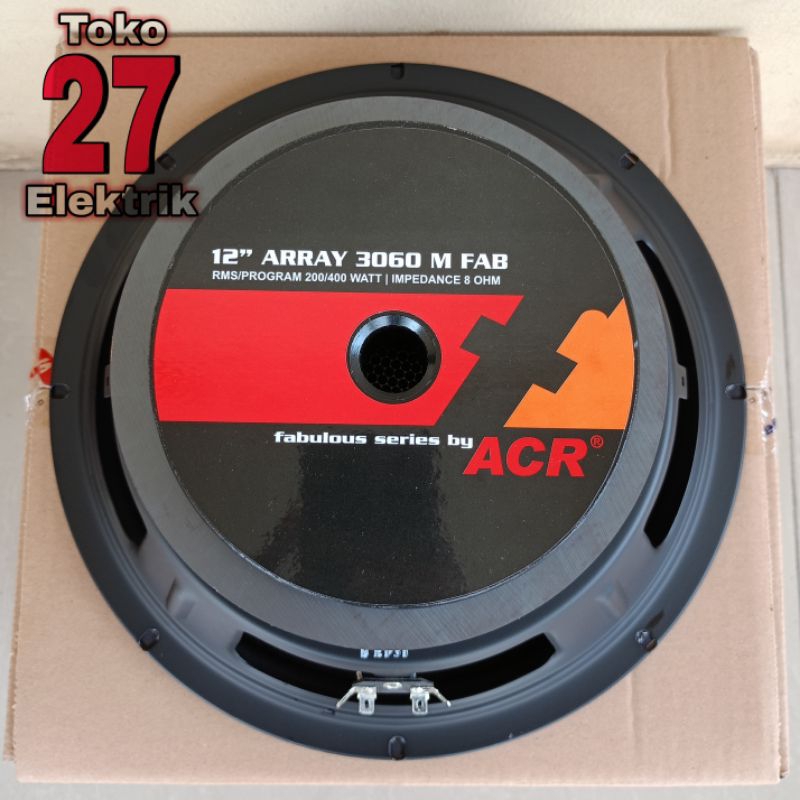 Jual Speaker ACR Fabulous 12 inch ARRAY 3060 M FAB 400 WATT | Shopee ...