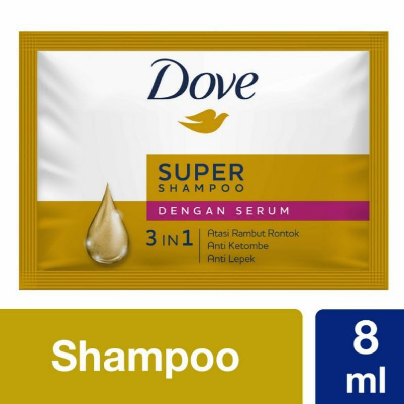 Jual Dove Super Shampoo Isi 12 Sachet | Shopee Indonesia