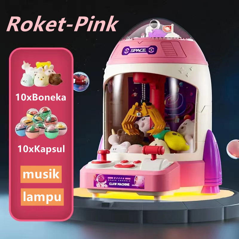 Jual Mainan Anak Claw Machine Jumbo Kartun Otomatis Mesin Tangkap ...