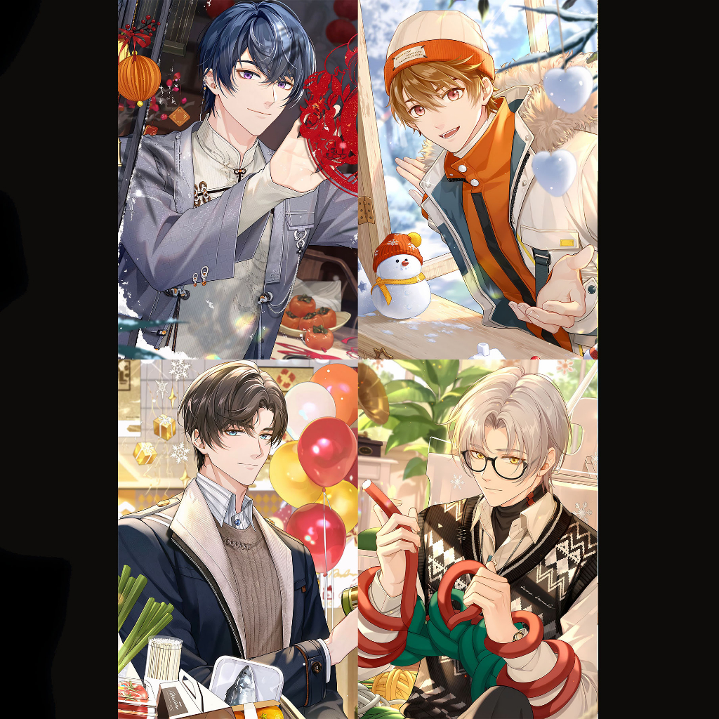 Jual New Tears of Themis collection photo card Artem, Marius, Luke, Vyn ...