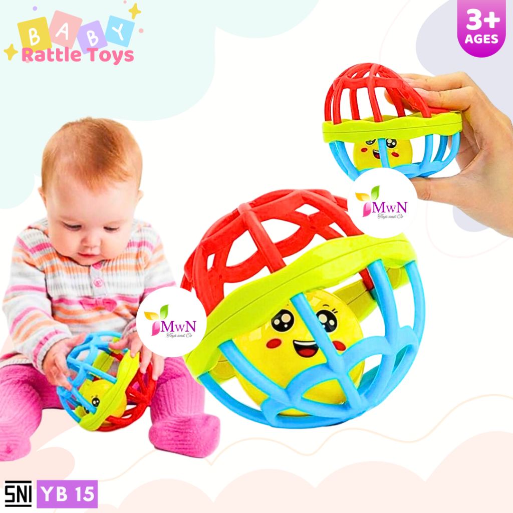 Jual MWN Mainan Anak Bayi Baby Rattle Toys YB15 | Shopee Indonesia