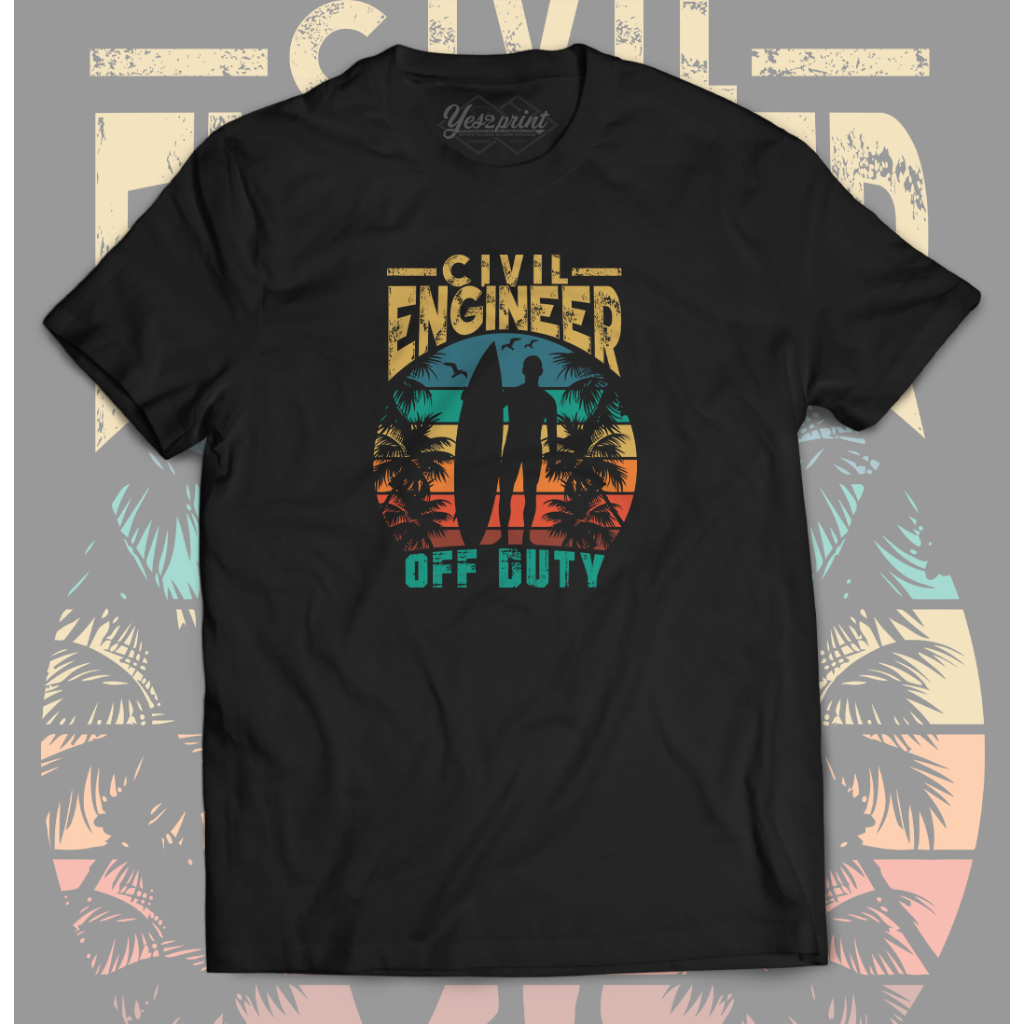 Jual Kaos SIPIL Kaos CIVIL ENGINEER Kaos Kontraktor cotton combed ...