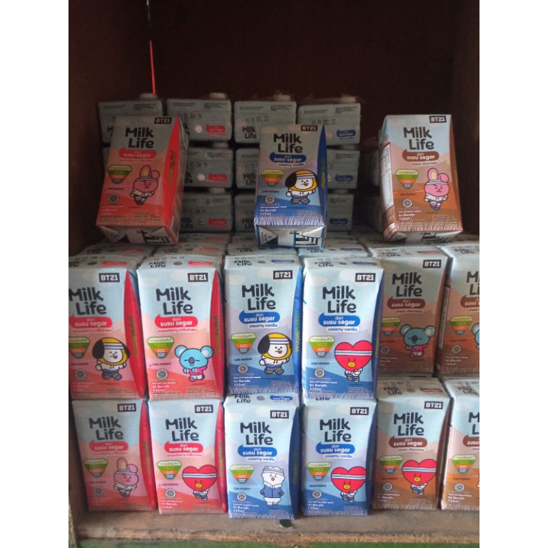 Jual Susu Cair UHT Milk Life 115 ml Paketan 5 pcs | Shopee Indonesia