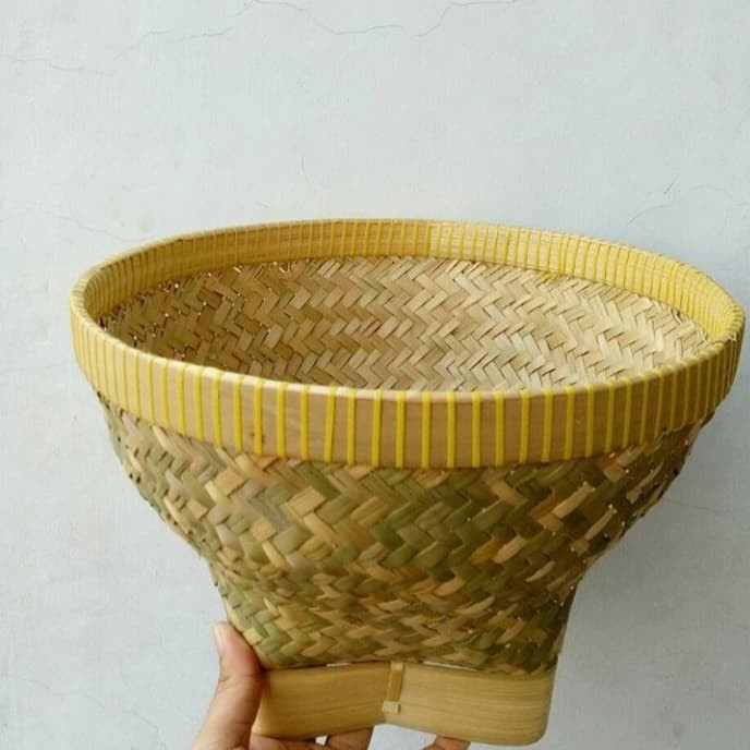 Jual Boboko Putih Wadah Sangkul Nasi Bakul Tempat Nasi Bahan Anyaman ...