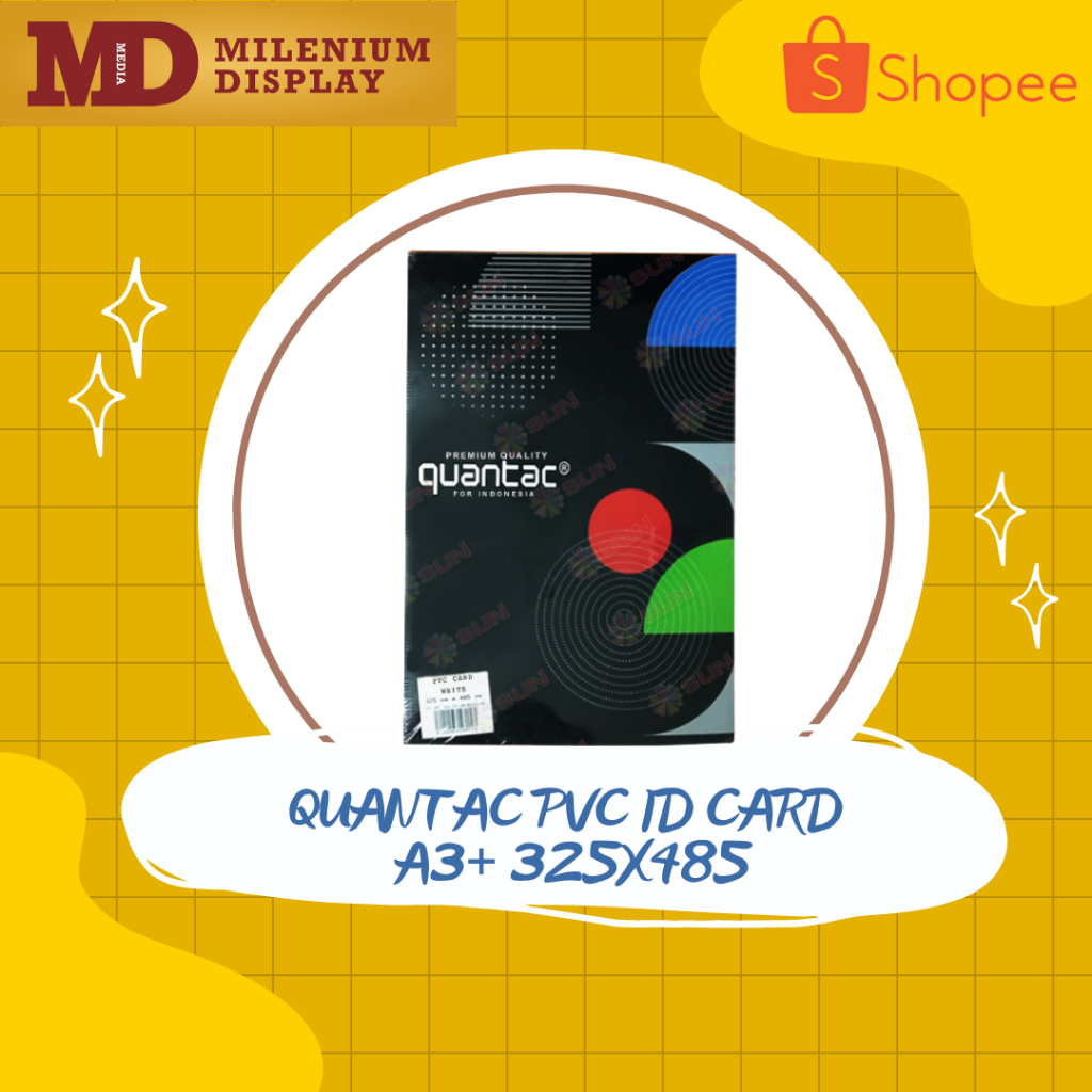 Jual QUANTAC PVC ID CARD A3+ 325X485 | Shopee Indonesia