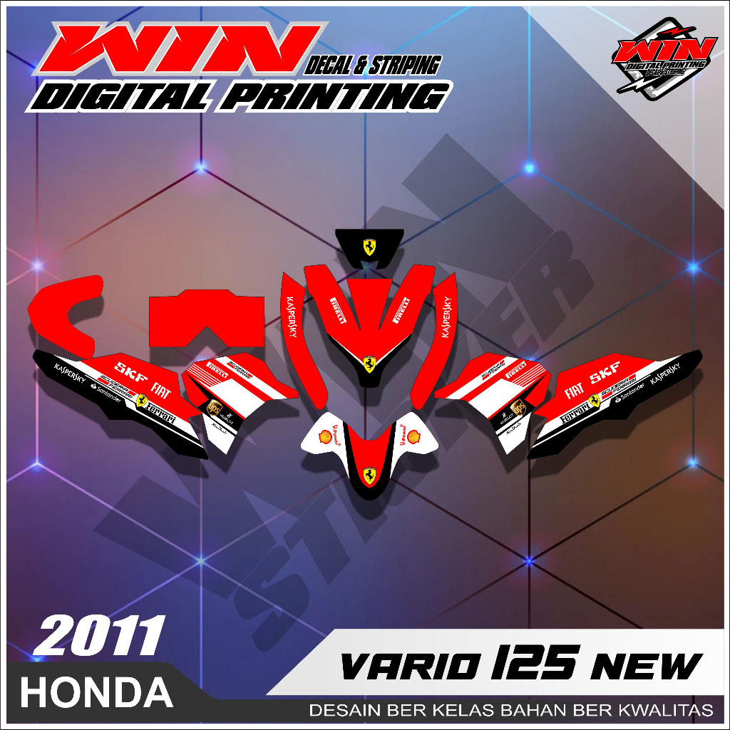 Jual Decal Vario 125 New 2023 fullbody - Stiker decal Motor honda Vario terbaru | Shopee Indonesia