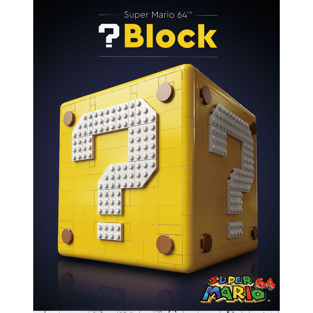 Jual Brick Super Mario 64 Question Mark Block Compatible 71395 | Shopee ...