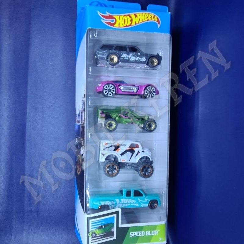 Jual Diecast Hot Wheels Gift Pack 5 Speed Blur 71 Datsun 510 Wagon ...