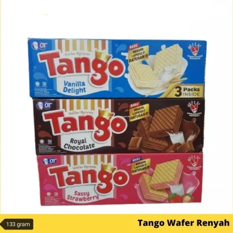 Jual Tango Wafer Long 133 gram Royal Chocolate Vanilla Delight Sassy ...