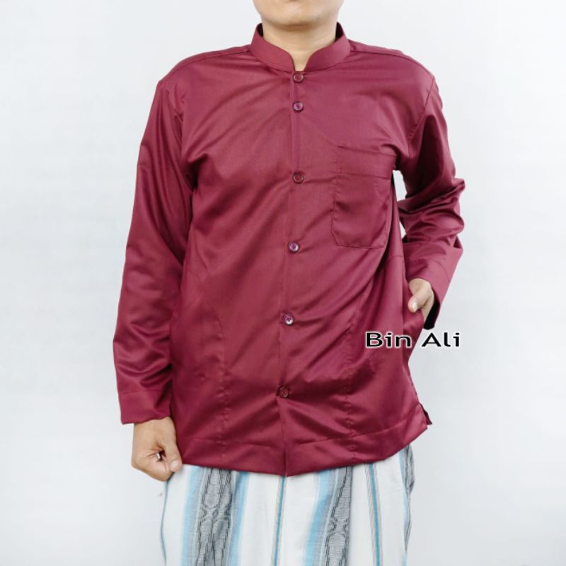 Jual BAJU KOKO POLOS KOKO HAIBAH MODEL AMMU | Shopee Indonesia
