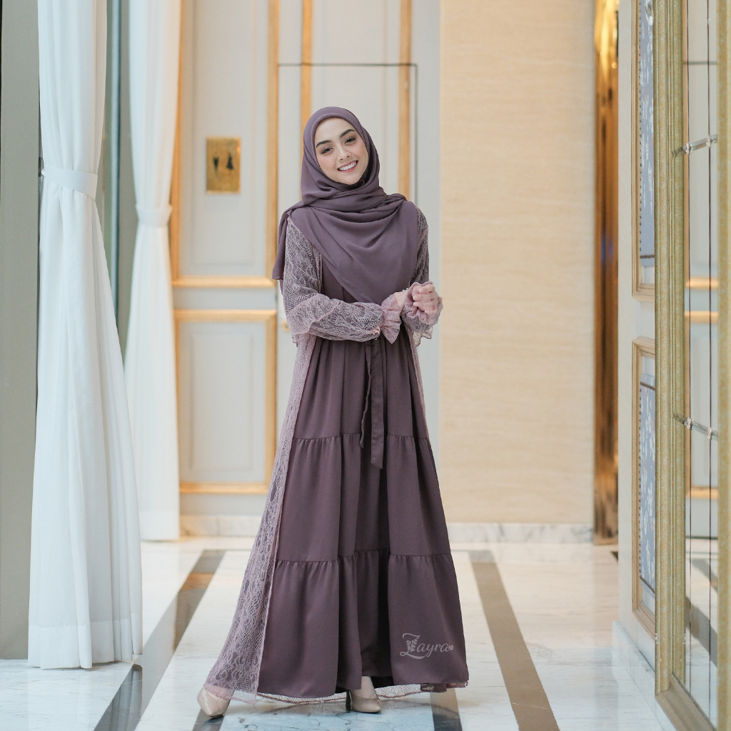Jual ZAYRA HIJAB | GAMIS DEWASA MAHVEEN WITH OUTER FAMILY SET | Baju Couple Pasangan Keluarga ...