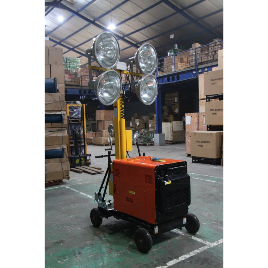 Jual TIGON MOBILE LIGHT TOWER LAMPU PROYEK (TG-LT44) 400 watt x 4 Lamp ...