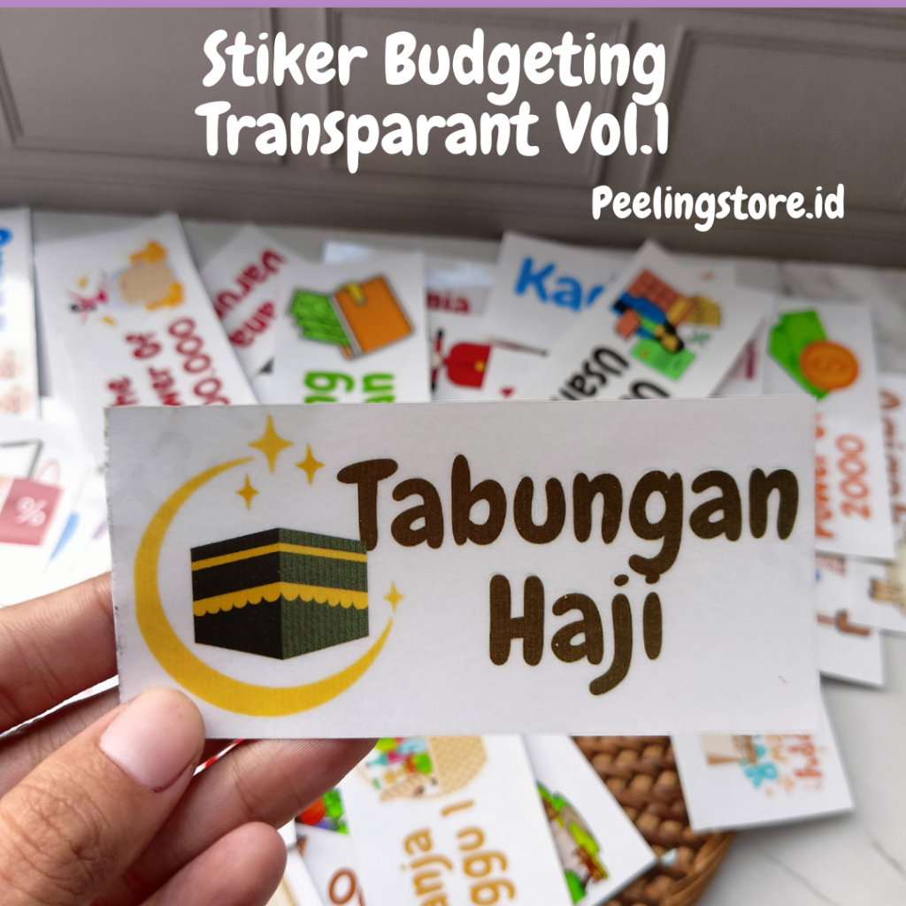 Jual STIKER BUDGETING TRANSPARAN VOL. 1 | Shopee Indonesia