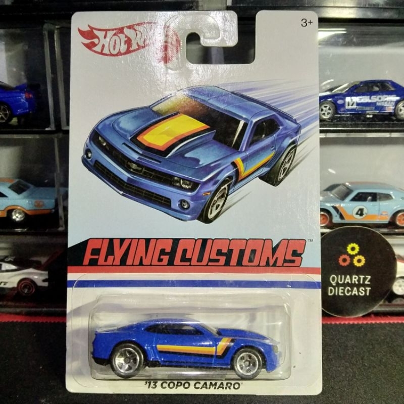 Jual Hot Wheels 13 Copo Camaro Biru Gloss Flying Custom | Shopee Indonesia