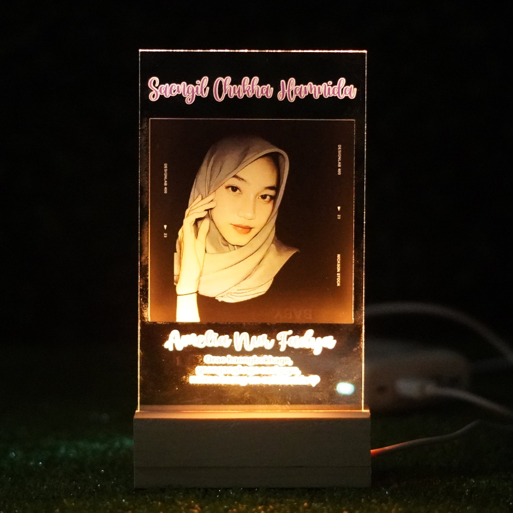 Jual Lampu Tidur Akrilik Aesthetic Custom Foto | Shopee Indonesia