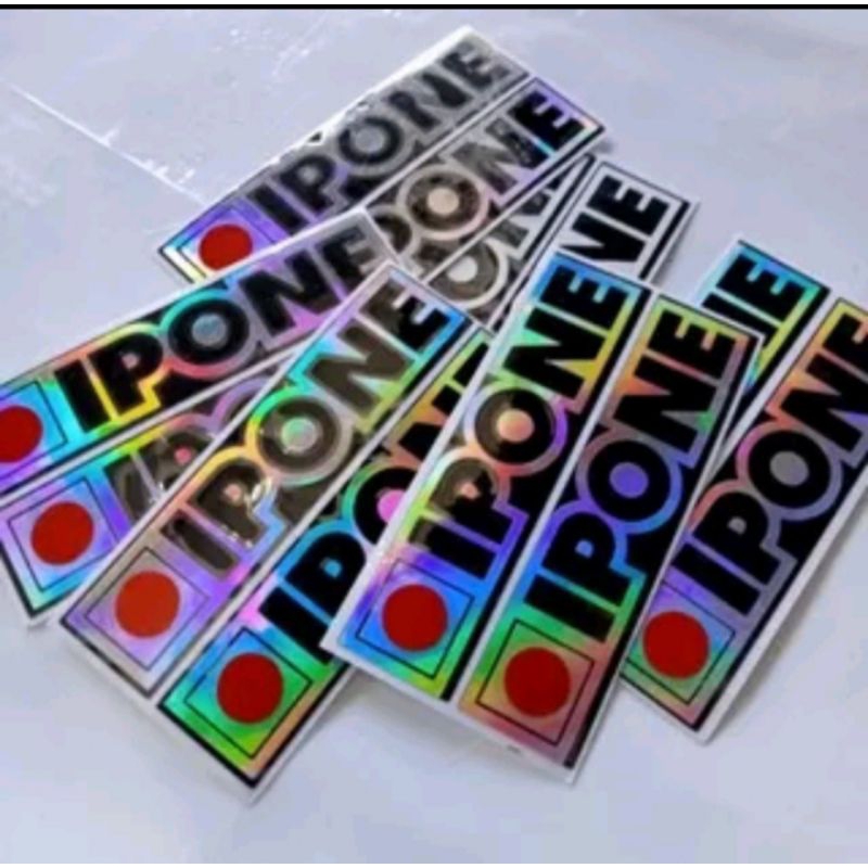Jual Stiker cutting motor Racing Keren IPONE Logo Terbaru Sekotlet ...