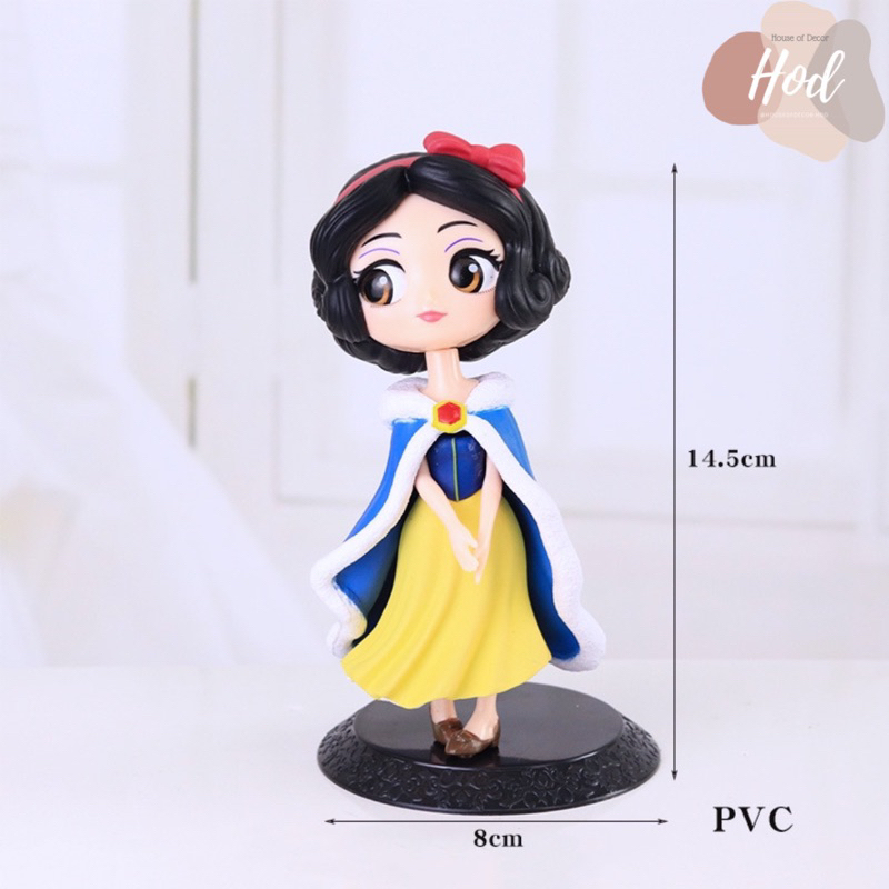 Jual Topper Princess Premium Hiasan Kue Putri PVC Elsa Anna Snow White ...