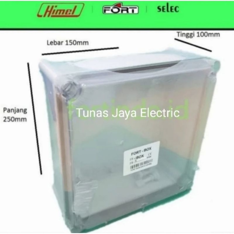 Jual Box Panel 250x150x100 DS-AT-1525 Transparan ABS IP66 FORT | Shopee ...