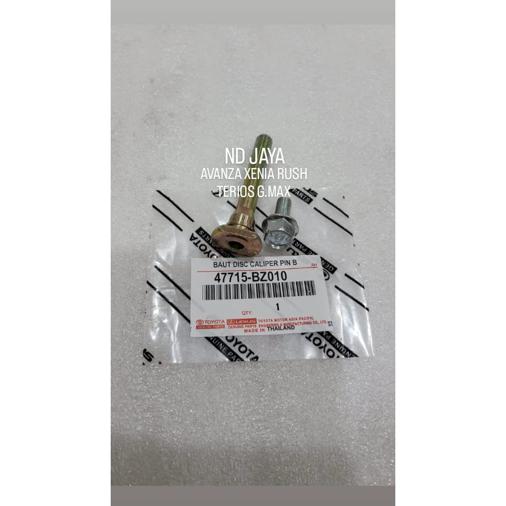 Jual BAUT DISC CALIPER PIN B SET AVANZA XENIA RUSH GRAND MAX 47715 ...