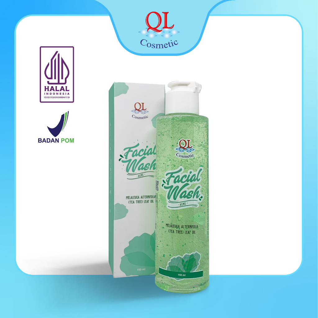 Jual QL Cosmetic Facial Wash - Acne | Shopee Indonesia