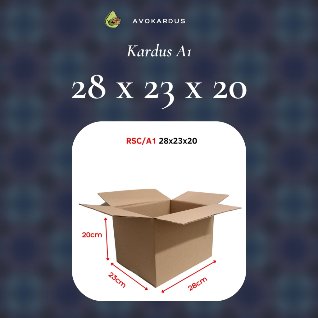 Jual Kardus / Box / Karton / Packing / Packaging / Kotak / Dus RSC / A1 ...