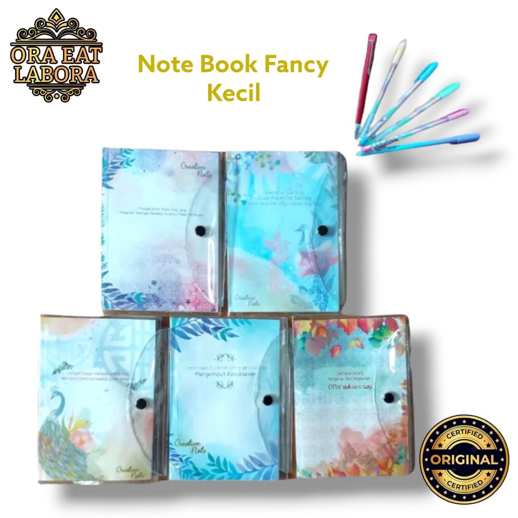 Jual Creative Note Kecil | Buku Catatan / Notebook Kecil FREE PULPEN ...