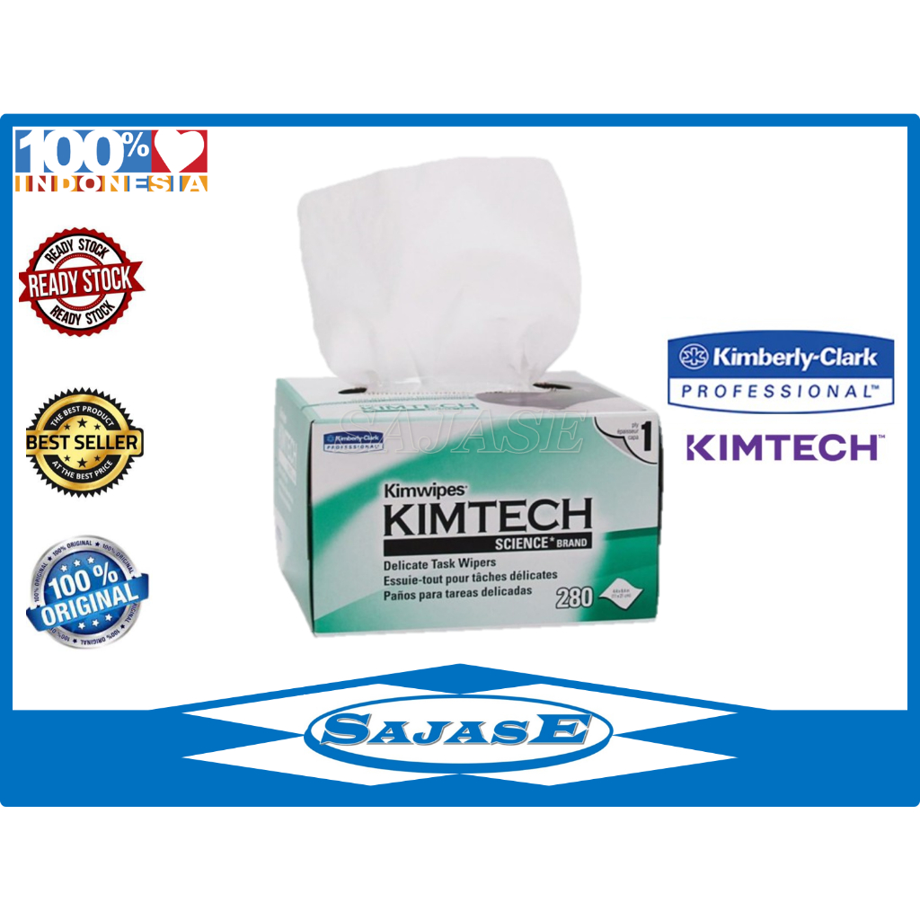 Jual Tisu Kimtech Science Kimwipes Delicate Task Wipers Harga 1 Box 280 ...