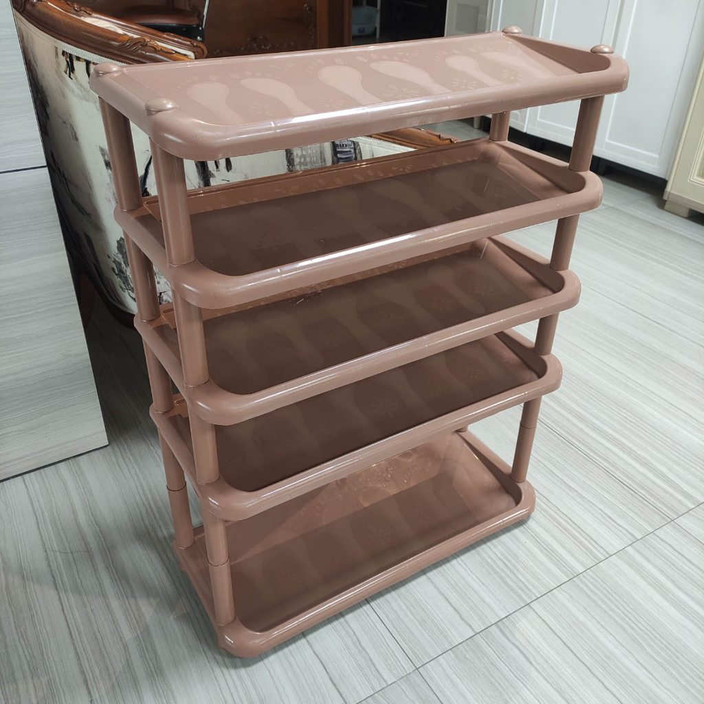 Jual CLUB Japanese Shoe Rack Susun 5 - Rak Sepatu Sandal Sendal Heels ...