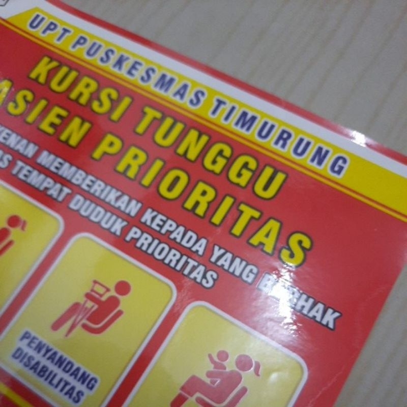 Jual Stiker kursi prioritas dengan nama instansi | Shopee Indonesia
