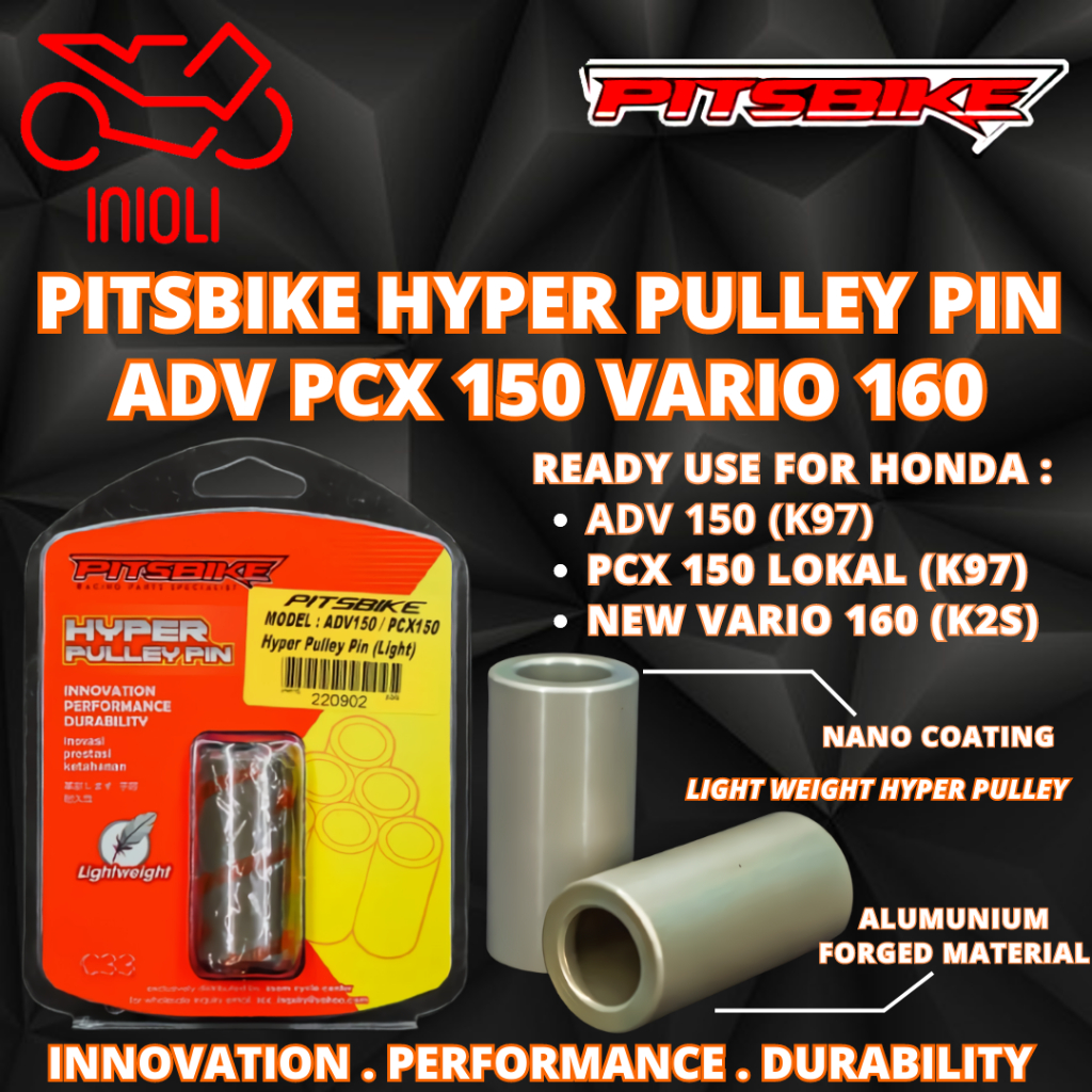 Jual PITSBIKE HYPER PIN BOSHING CVT ADV PCX 150 VARIO 160 K97 K2S PCX ...