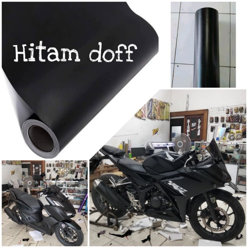 Jual Stiker/SKOTLET hitam doff decofix | Shopee Indonesia