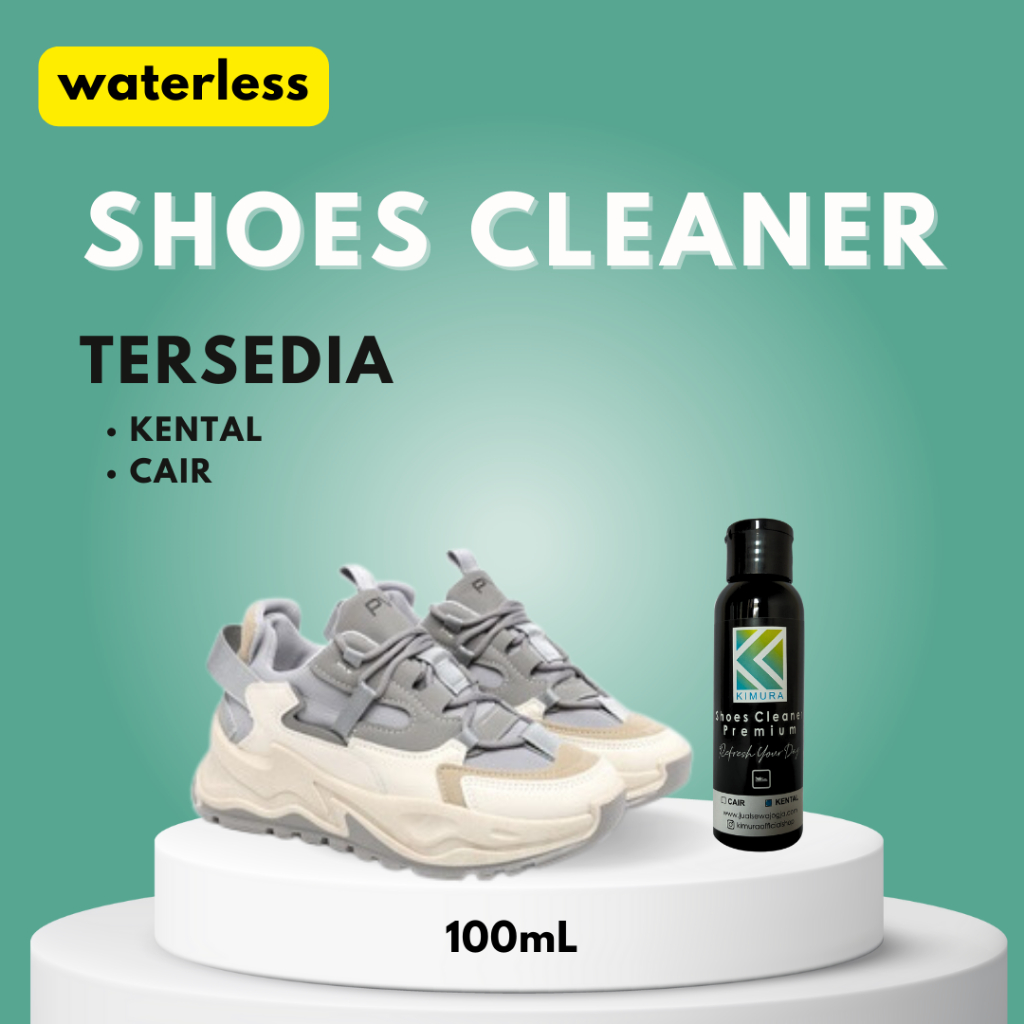 Jual KIMURA Shoes Cleaner Premium 100mL Sabun Sepatu Cleaner Sepatu ...