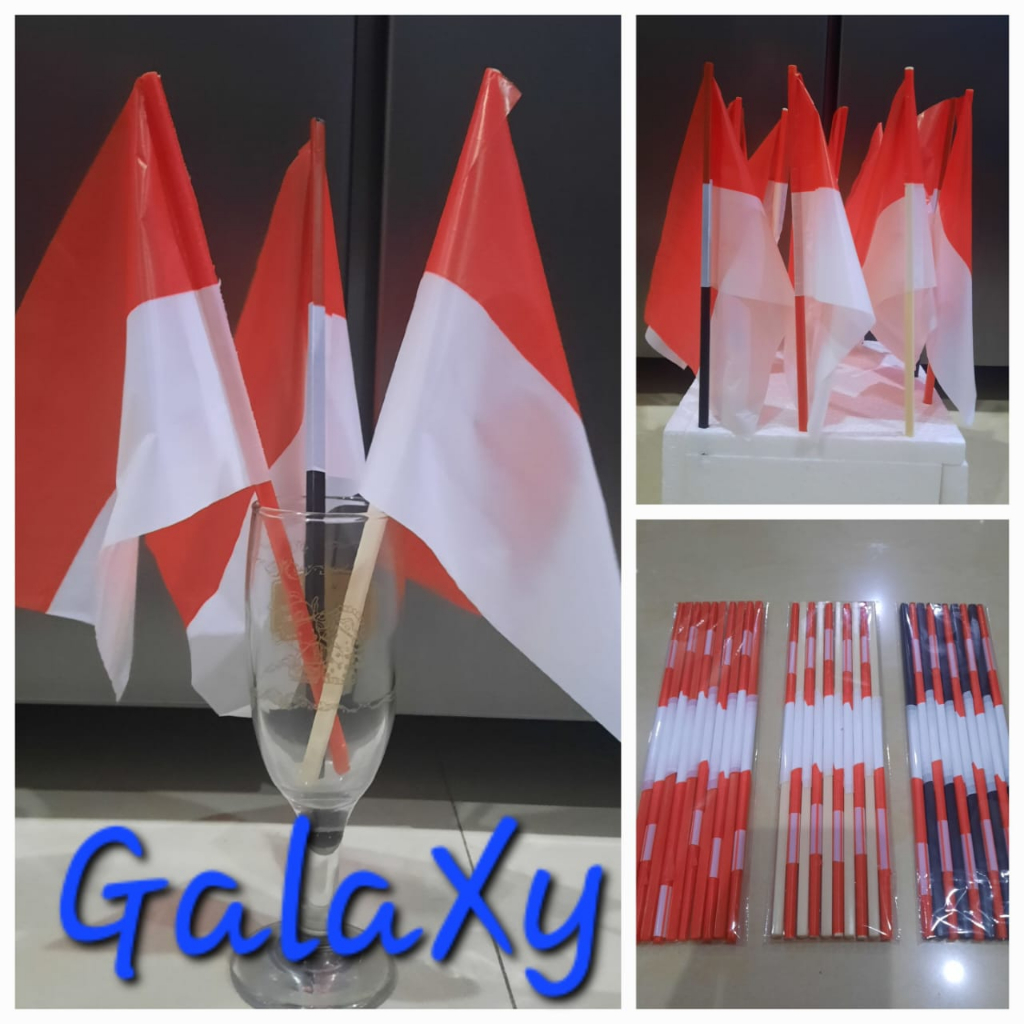 Jual Bendera plastik/kampanye plus stick melamin | Shopee Indonesia