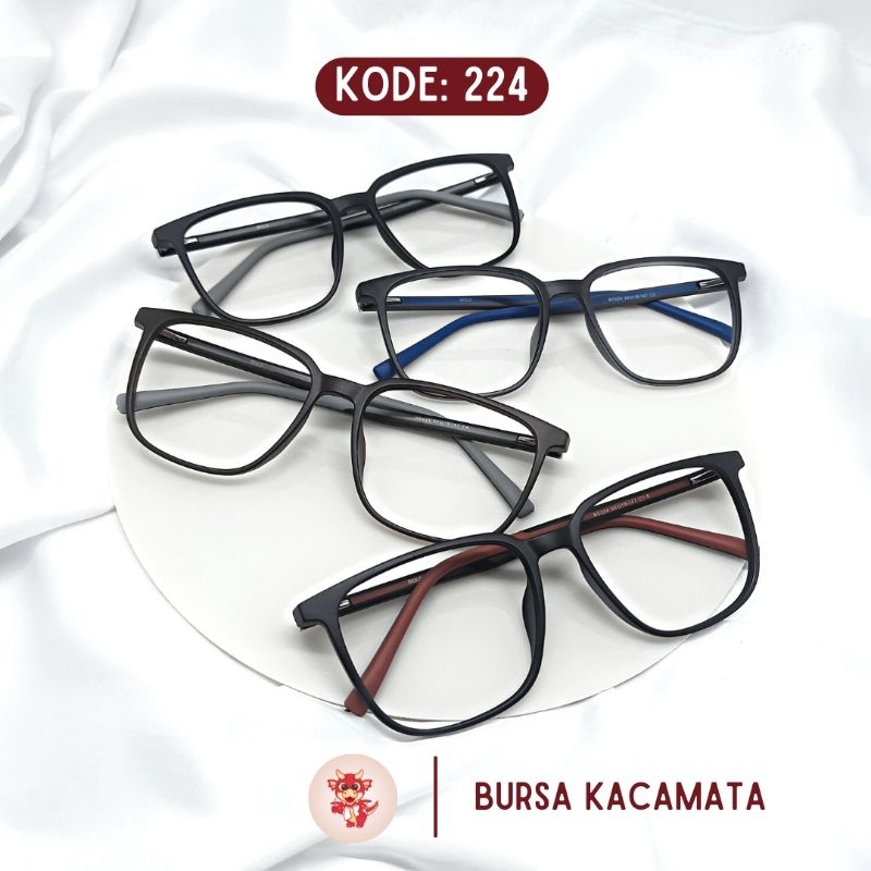 Jual Bursa Kacamata - Frame Kacamata Kode 224 - Normal/Minus/Cylinder ...