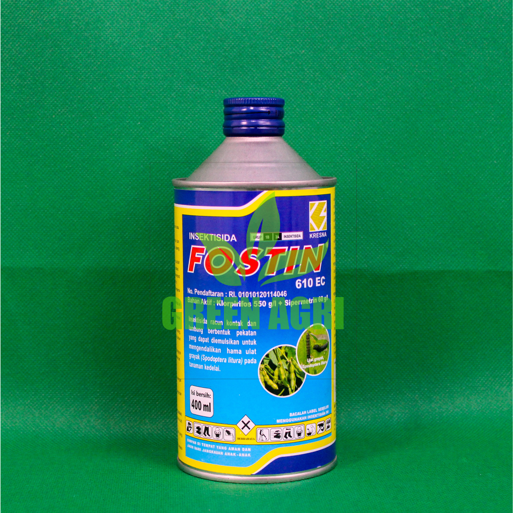 Jual Insektisida Fostin 610 EC 400 ML Pembasmi Hama Kutu Dan Ulat ...