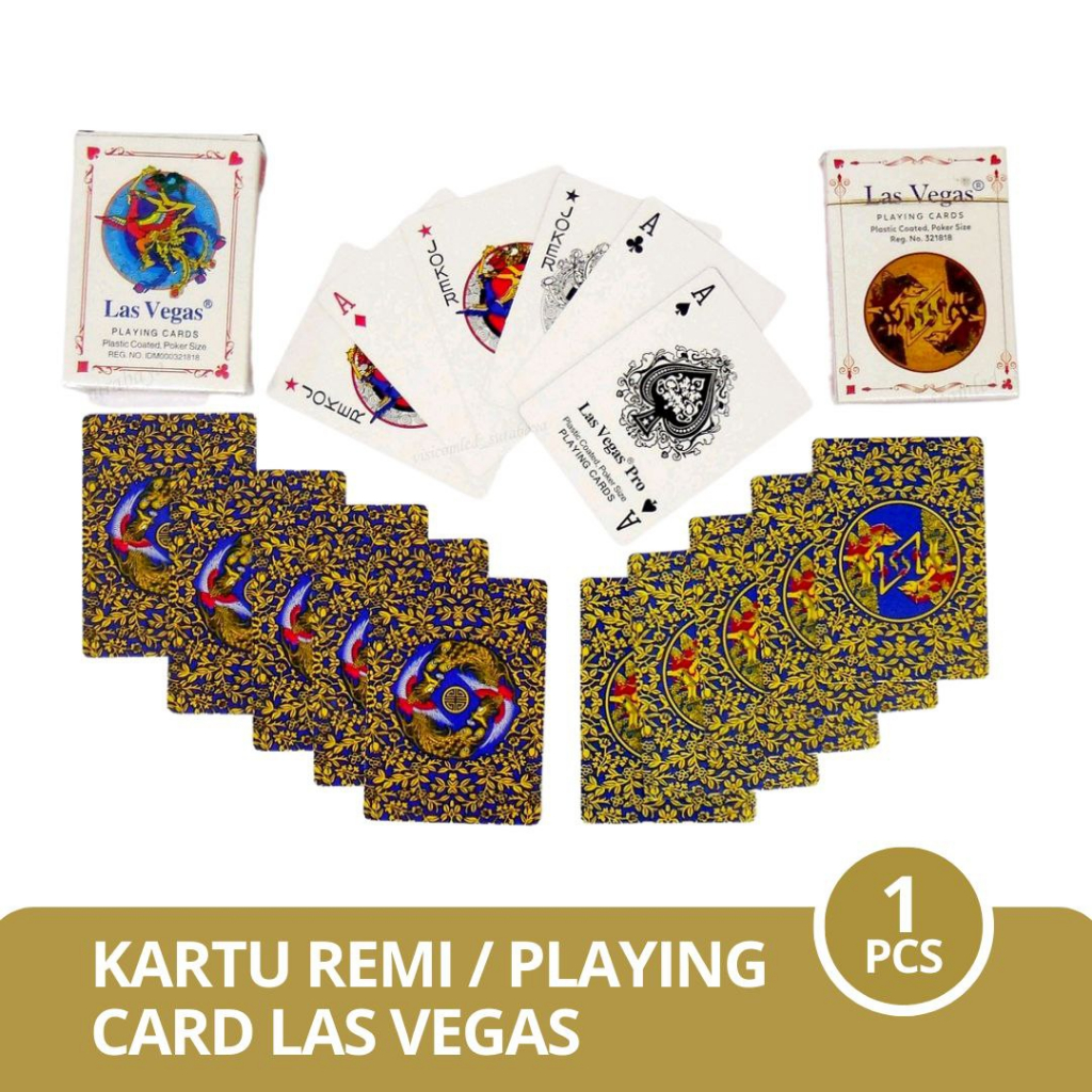 Jual Kartu Remi / Playing Cards Las Vegas / Premium Termurah | Shopee ...