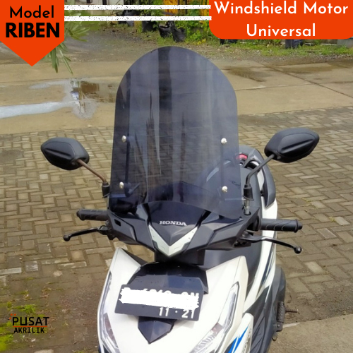Jual Windshield Motor Universal Rayben ukuran 40cm x 40cm Visor Tameng ...