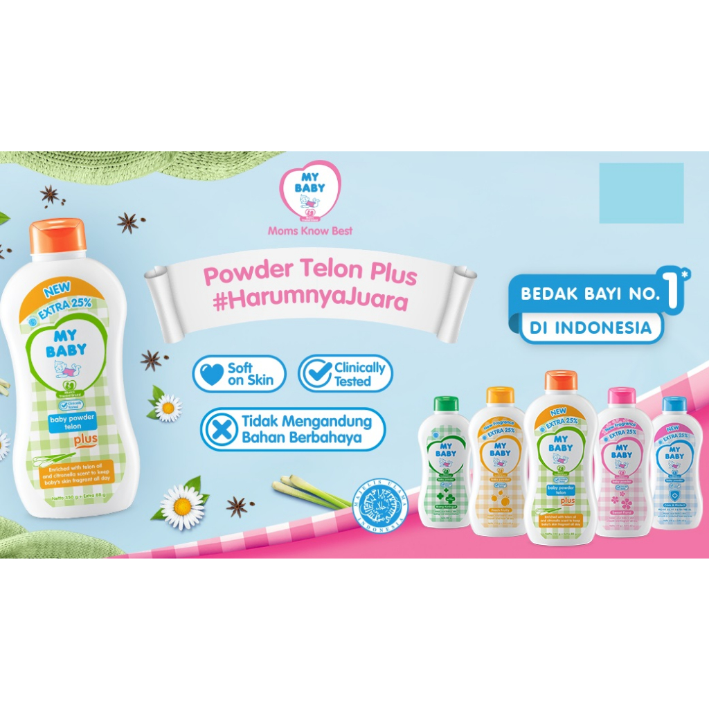 Jual My Baby Powder Telon Plus 100 gr - Mybaby Bedak Bayi Wangi Telon ... Jual My Baby Powder Telon Plus 100 gr - Mybaby Bedak Bayi Wangi Telon ...