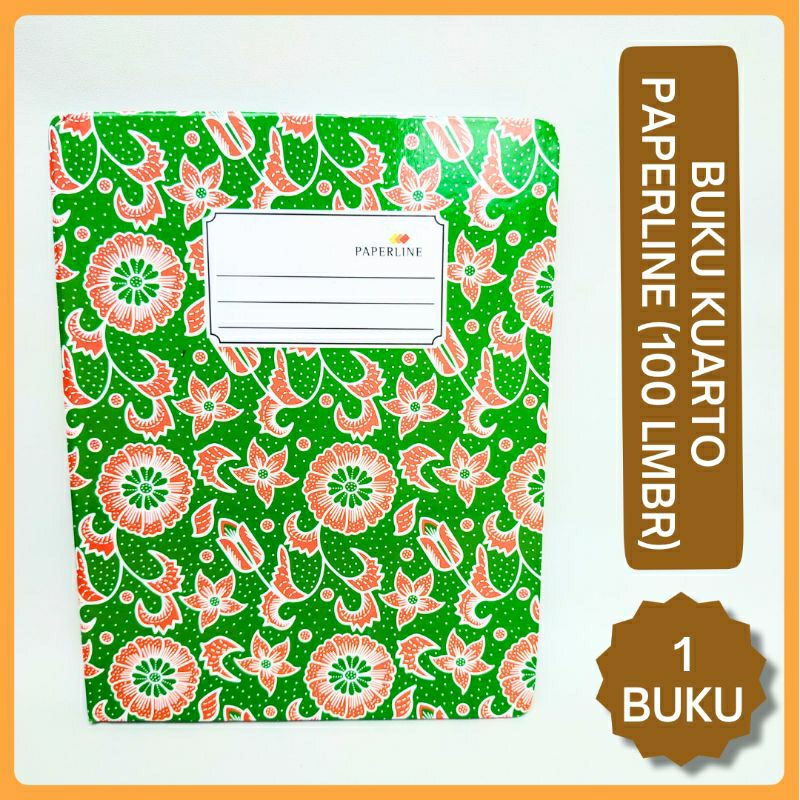 Jual Buku Kwarto Kuarto Hard Cover Paperline 100 Lembar | Shopee Indonesia