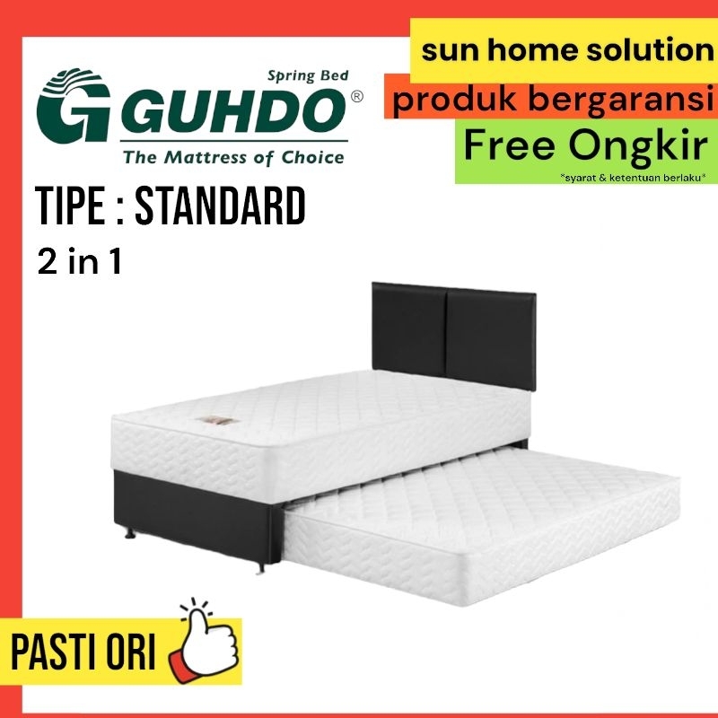 Jual Kasur Springbed GUHDO Standard Tingkat Susun 2 in 1 Two in One | Shopee Indonesia