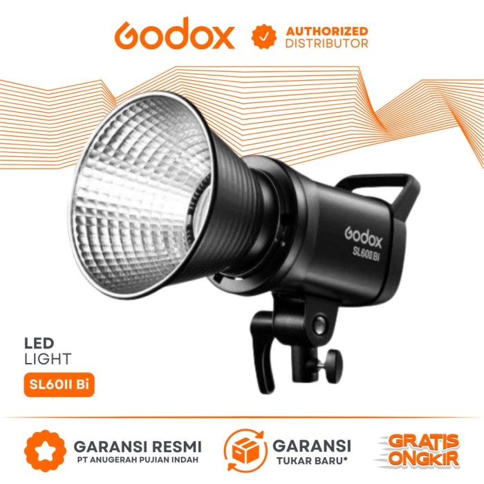 Jual Paket - Godox Led SL-60ii Bi Color Video Light / Lampu Studio SL-60ii Bi Color + Lightstand ...