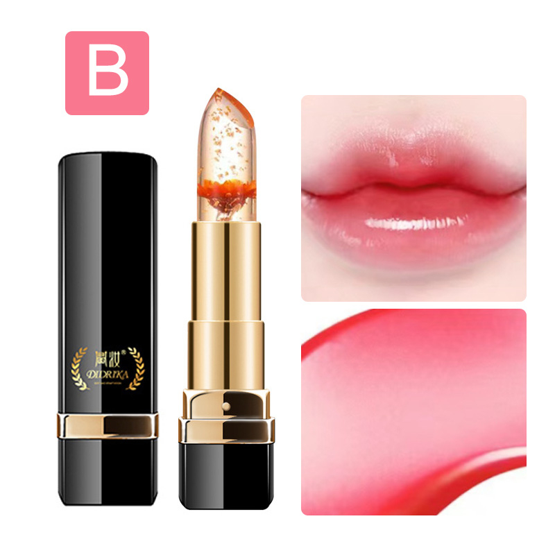 Jual COD&Ready Lipstick Jelly Transparant Moisturizing Lipstik Bunga ...