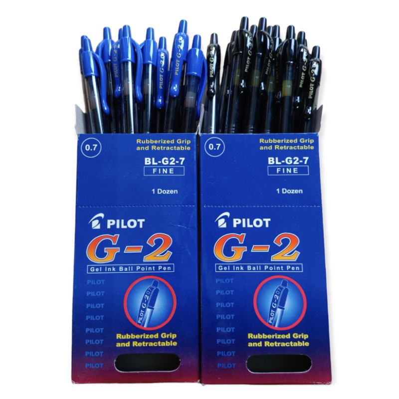 Jual [1PACK] Pulpen Pilot G2 0.5/0.7 Retracable / Pilot BL-G2 (12Pcs ...