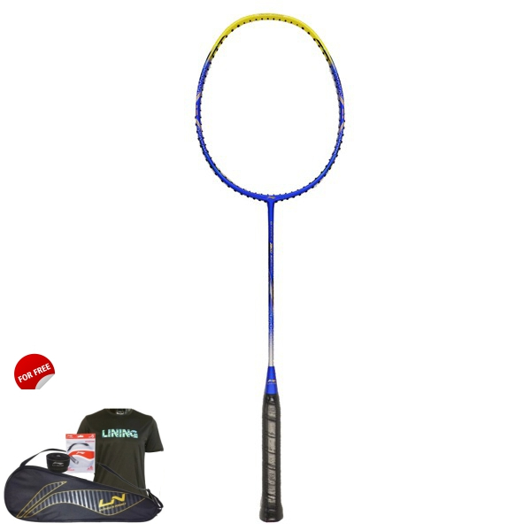 Jual Raket Badminton LiNing Racket G-Force 3600 Superlite Blue/Yellow ...
