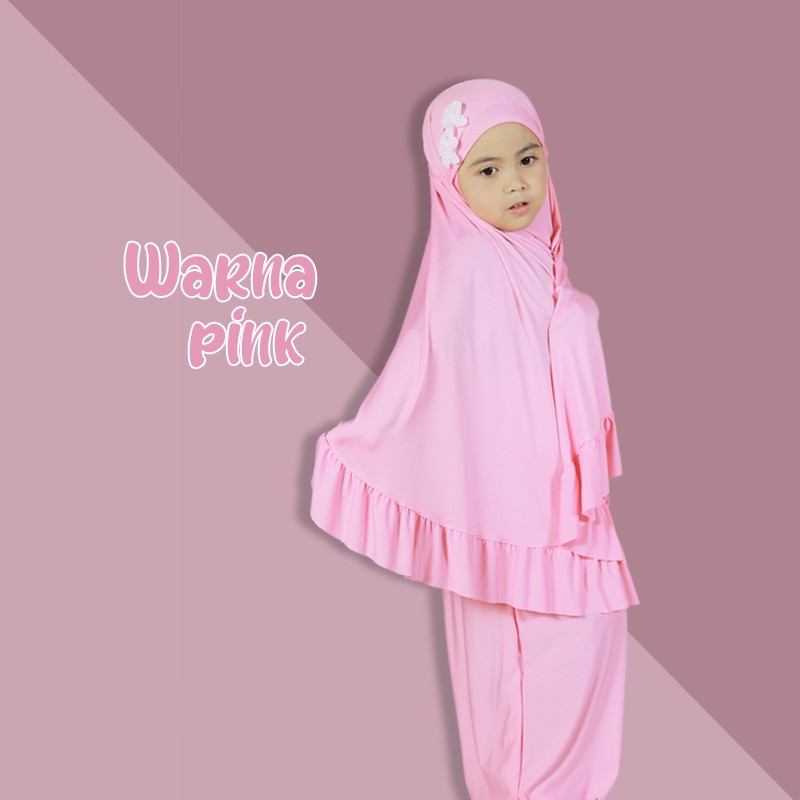 Jual Mukena anak perempuan bayi balita Jersey adem tanggung polos kecil ... Jual Mukena anak perempuan bayi balita Jersey adem tanggung polos kecil ...