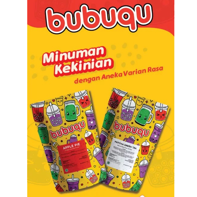 Jual BUBUQU POWDER DRINK 1KG CREAMY DAN MILKY SERIES | BUBUK MINUMAN ...