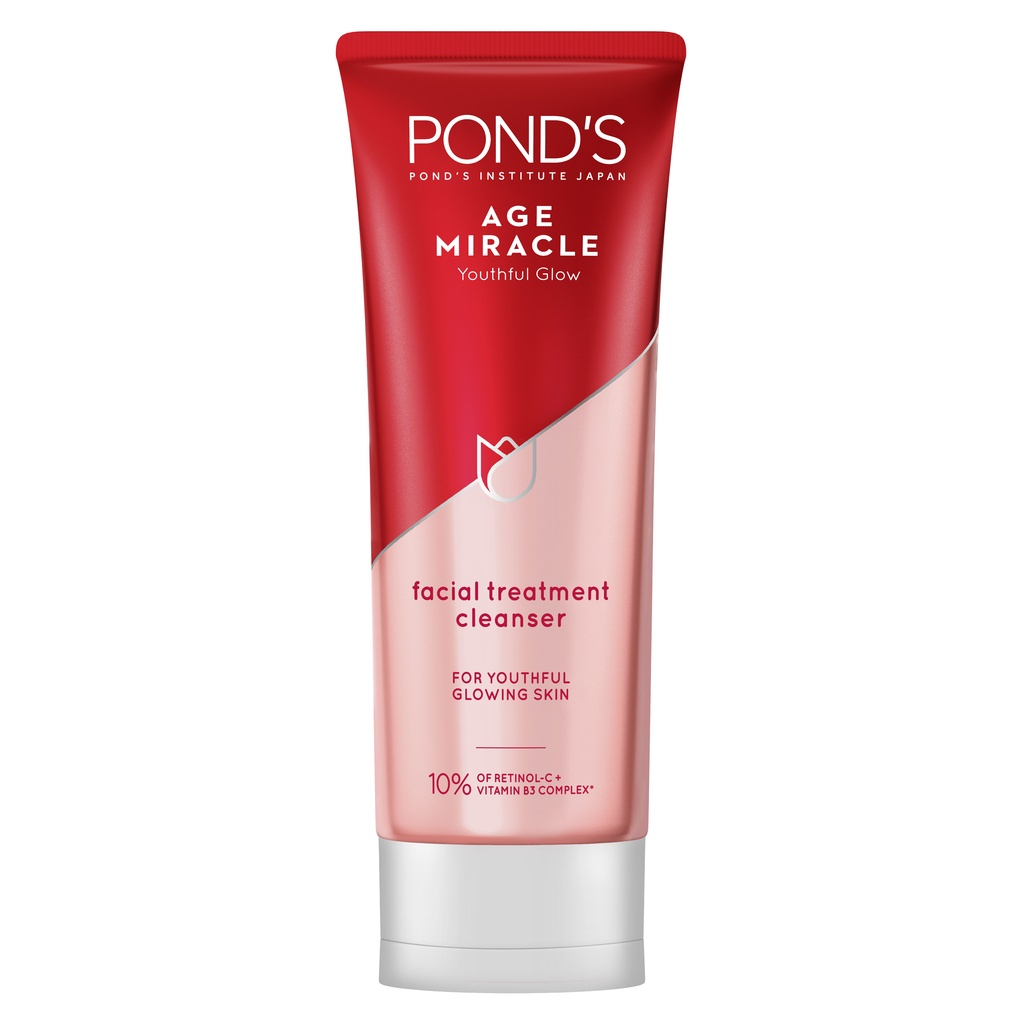 Jual Ponds Age Miracle Facial Wash Anti Aging+Glowing with Retinol ...