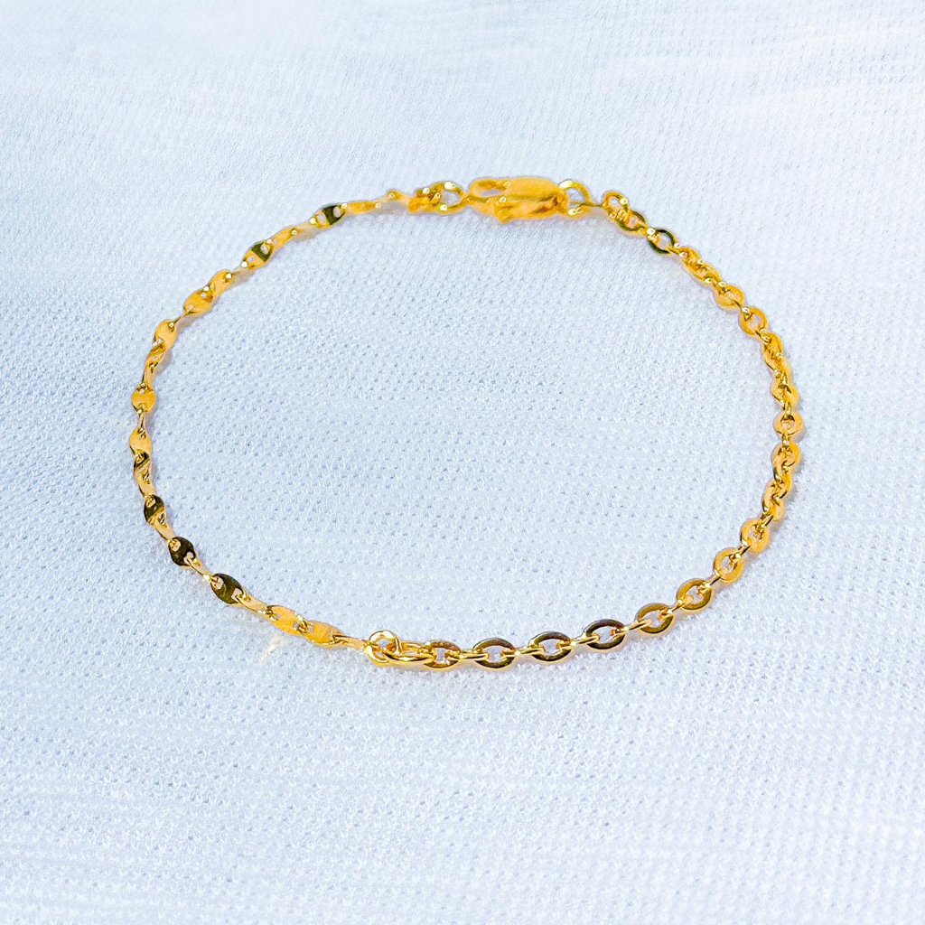 Jual Gelang rantai anak dan dewasa emas asli kadar 700 70 16k branded ...