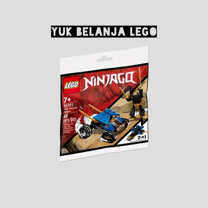 Jual LEGO NINJAGO 30592 Mini Thunder Raider polybag | Shopee Indonesia